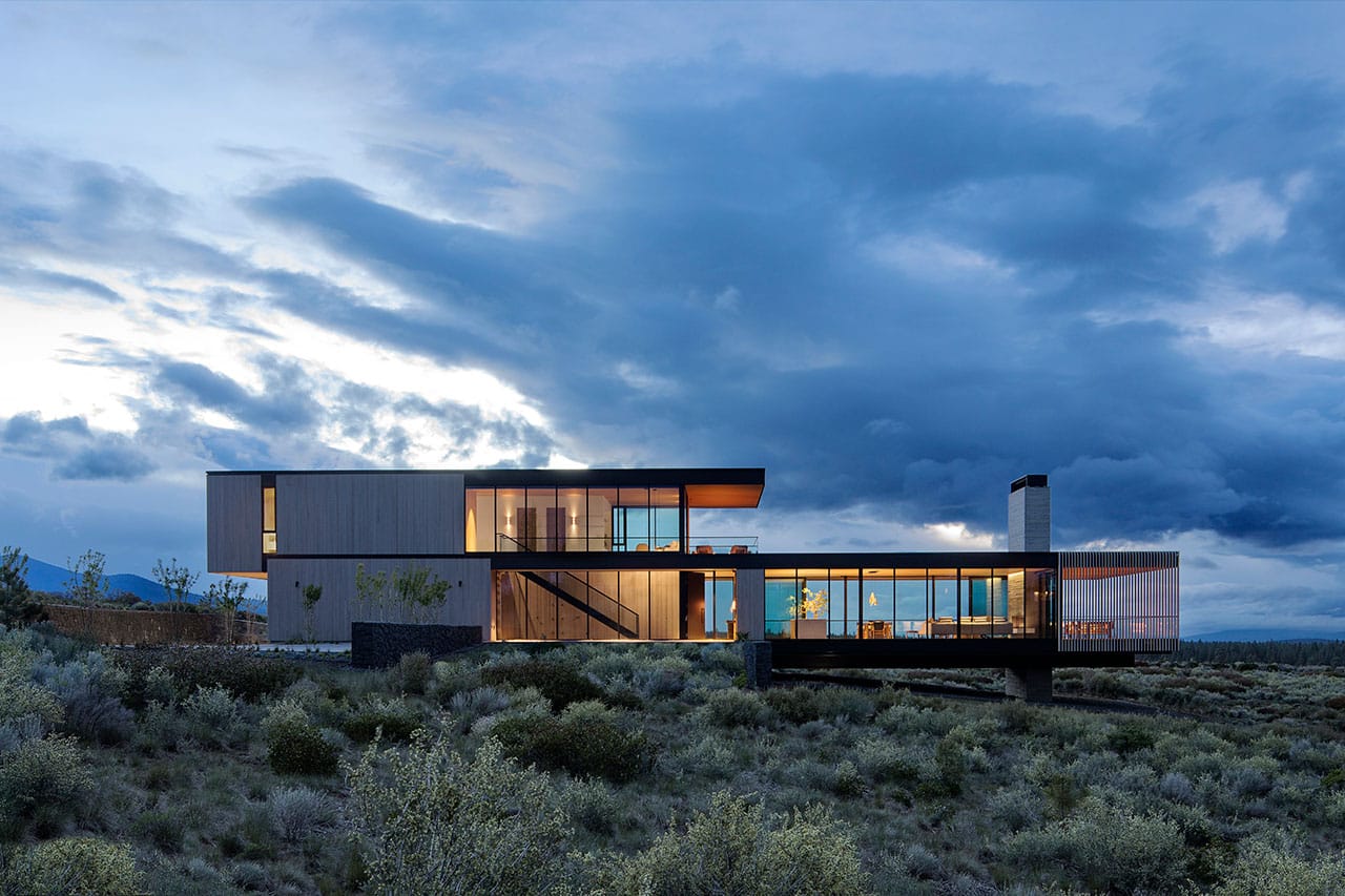 A Floating Glass and Cedar Sanctuary in Bend's High Desert — Bend Magazine